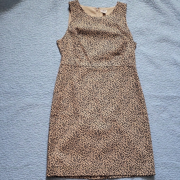 J. Crew | Dresses | J Crew Animal Print Sheath Midi Dress | Poshmark